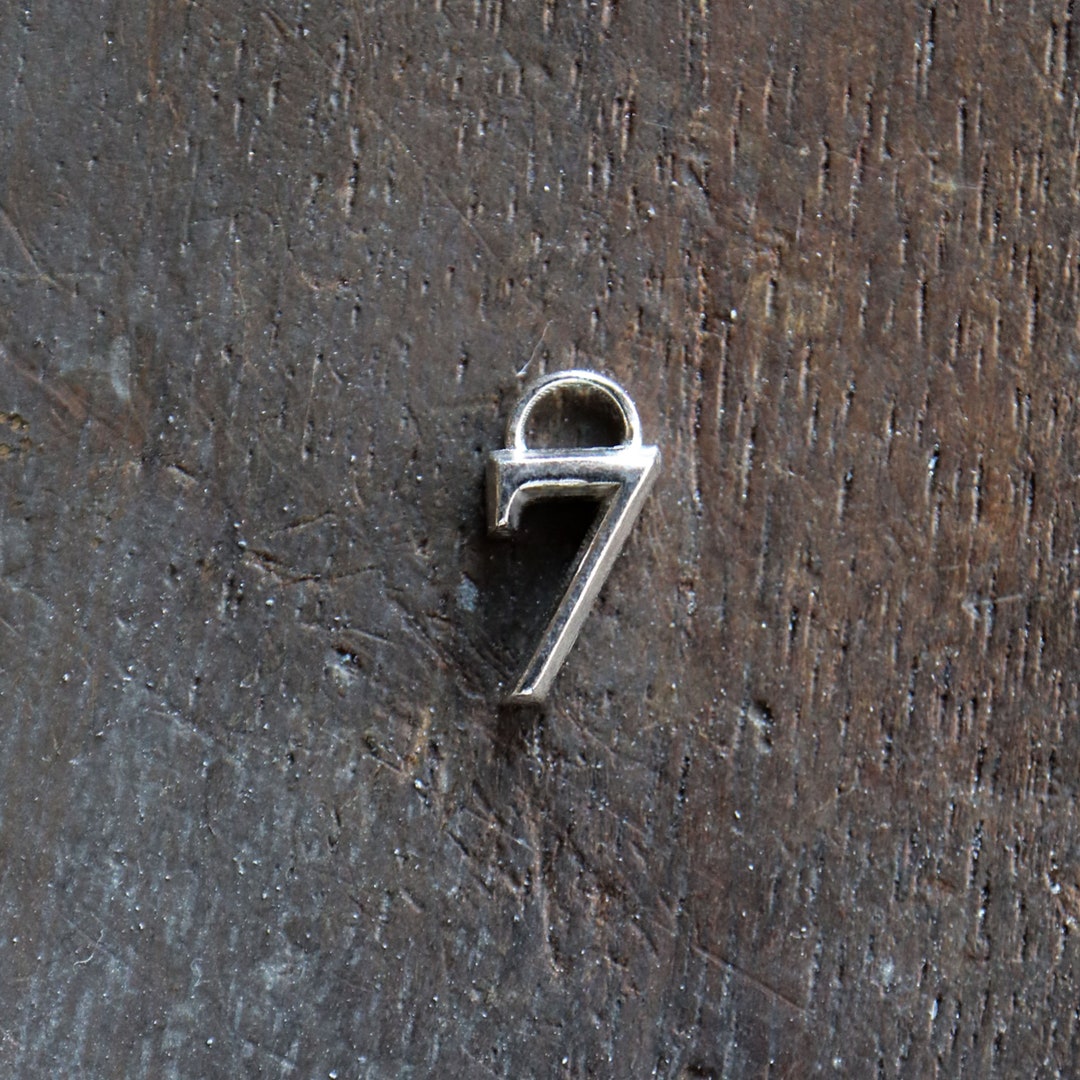 Lucky Number 7 Pendant ~ #7 Pendant - Etsy