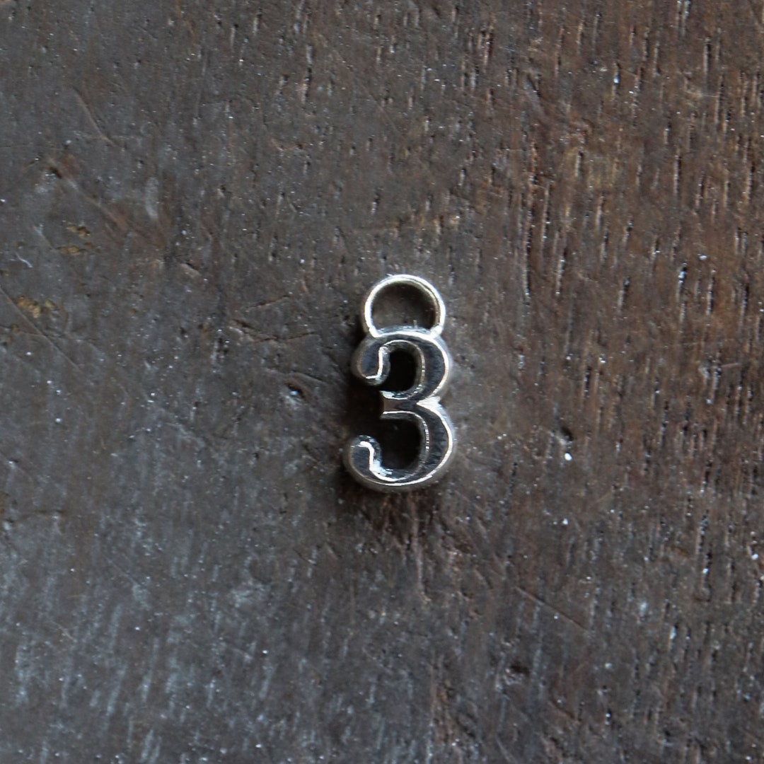 Lucky Number 3 Pendant ~ #3 Pendant - Etsy