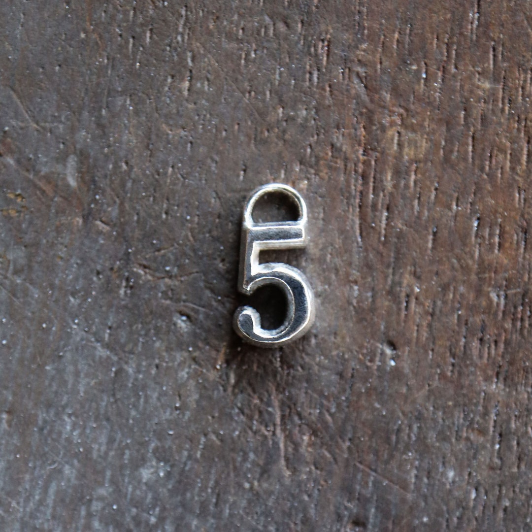 Lucky Number 5 Pendant ~ #5 Pendant - Etsy
