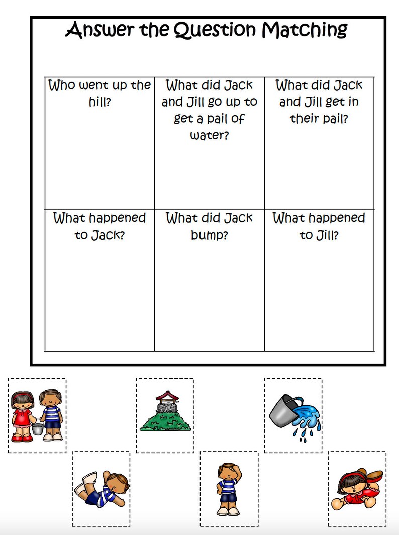 Jack and Jill -preschool -kindergarten- Homeschool - Teacher - School ...