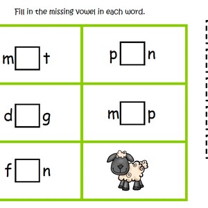 Mary Had a Little Lamb: Preschool Learning Activities (digital Download ...