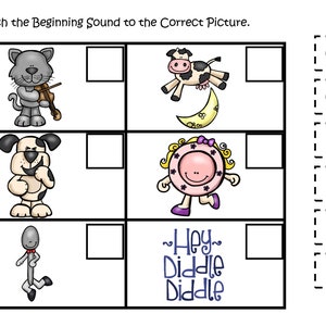 Hey Diddle Diddle -preschool -kindergarten- Homeschool - Teacher ...