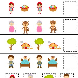 Little Red Riding Hood Preschool Learning Pack (digital Download) - Etsy
