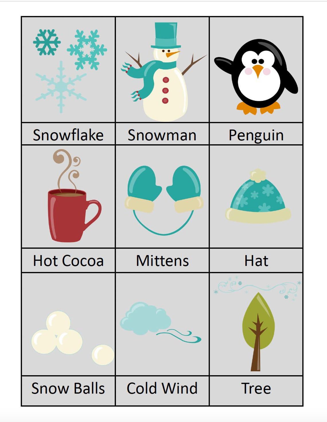 Winter Wonderland-preschool -kindergarten- Homeschool - Teacher ...