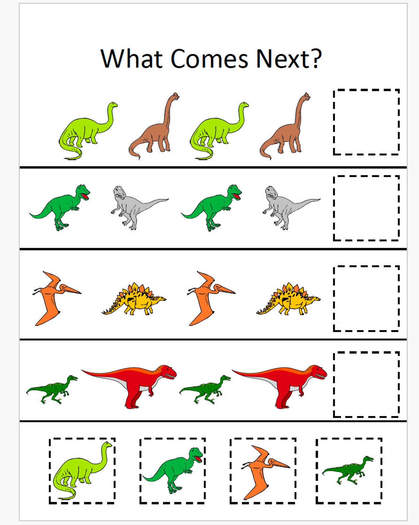 Dinosaurs-preschool -kindergarten- Homeschool - Teacher - School ...