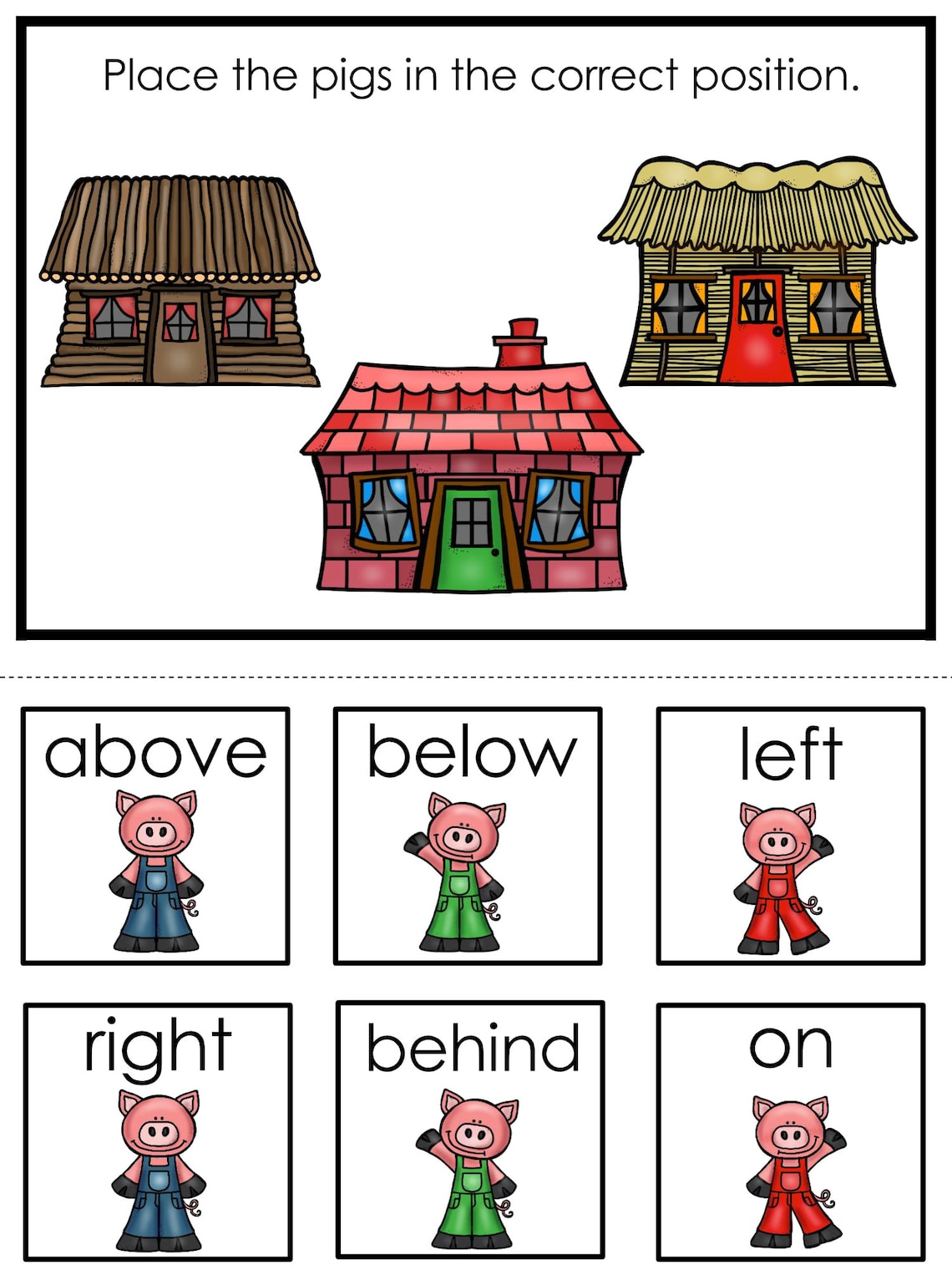 The Three Little Pigs -preschool -kindergarten- Homeschool - Teacher ...