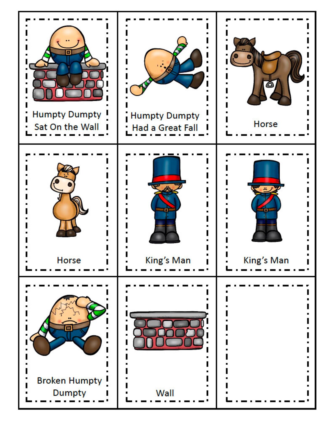 Humpty Dumpty preschool kindergarten Homeschool Teacher School tracing ...