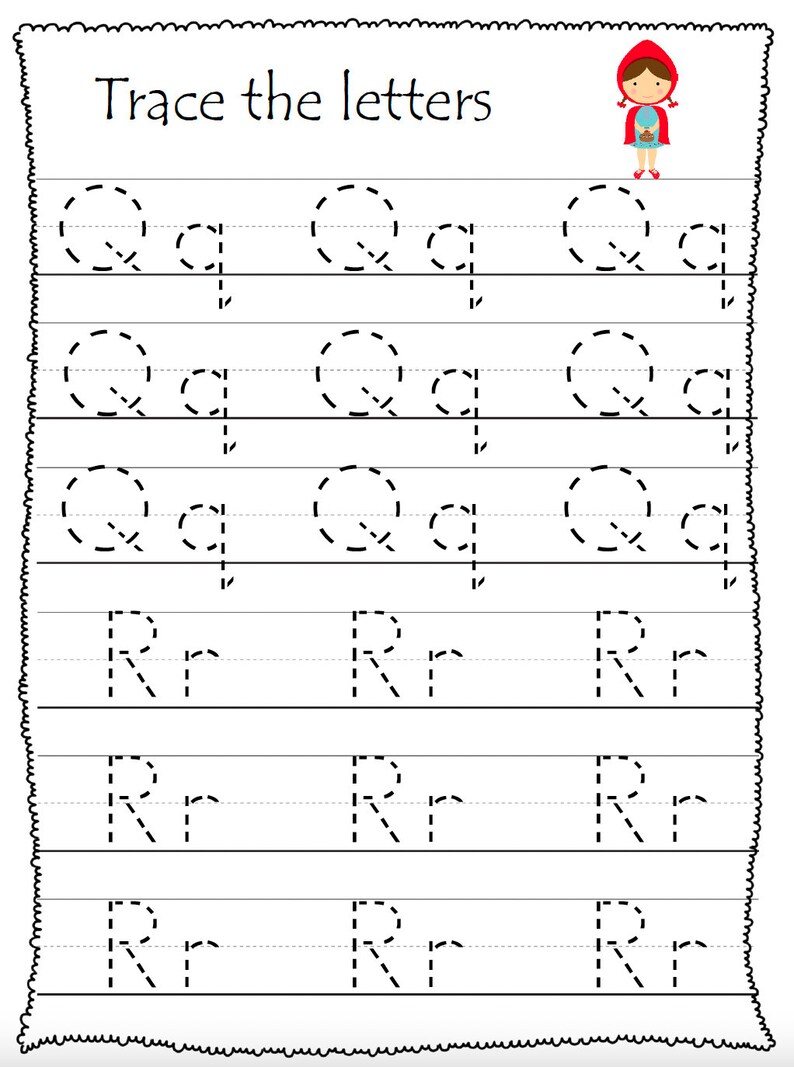 Little Red Riding Hood Preschool Learning Pack (digital Download) - Etsy