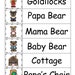 Goldilocks & Three Bears Learning Pack: Preschool Kindergarten (PDF) - Etsy
