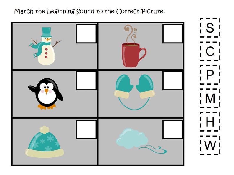 Winter Wonderland-preschool -kindergarten- Homeschool - Teacher ...