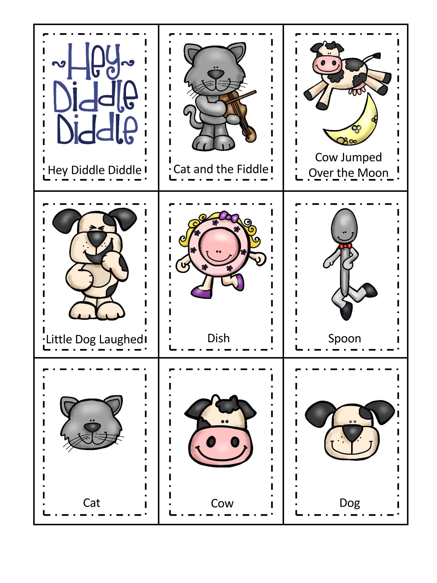 Hey Diddle Diddle -preschool -kindergarten- Homeschool - Teacher ...