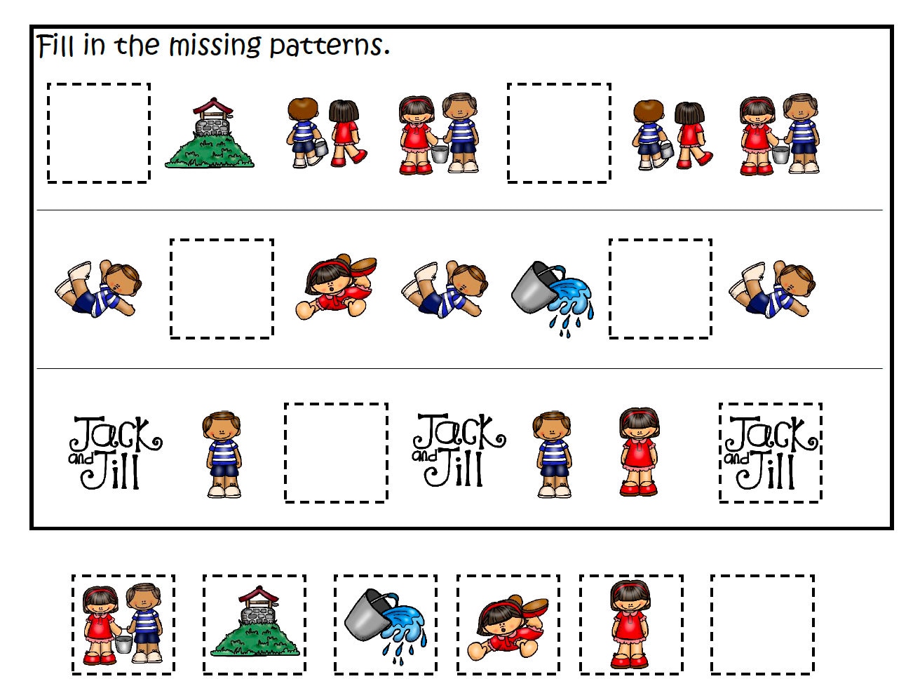 Jack and Jill -preschool -kindergarten- Homeschool - Teacher - School ...