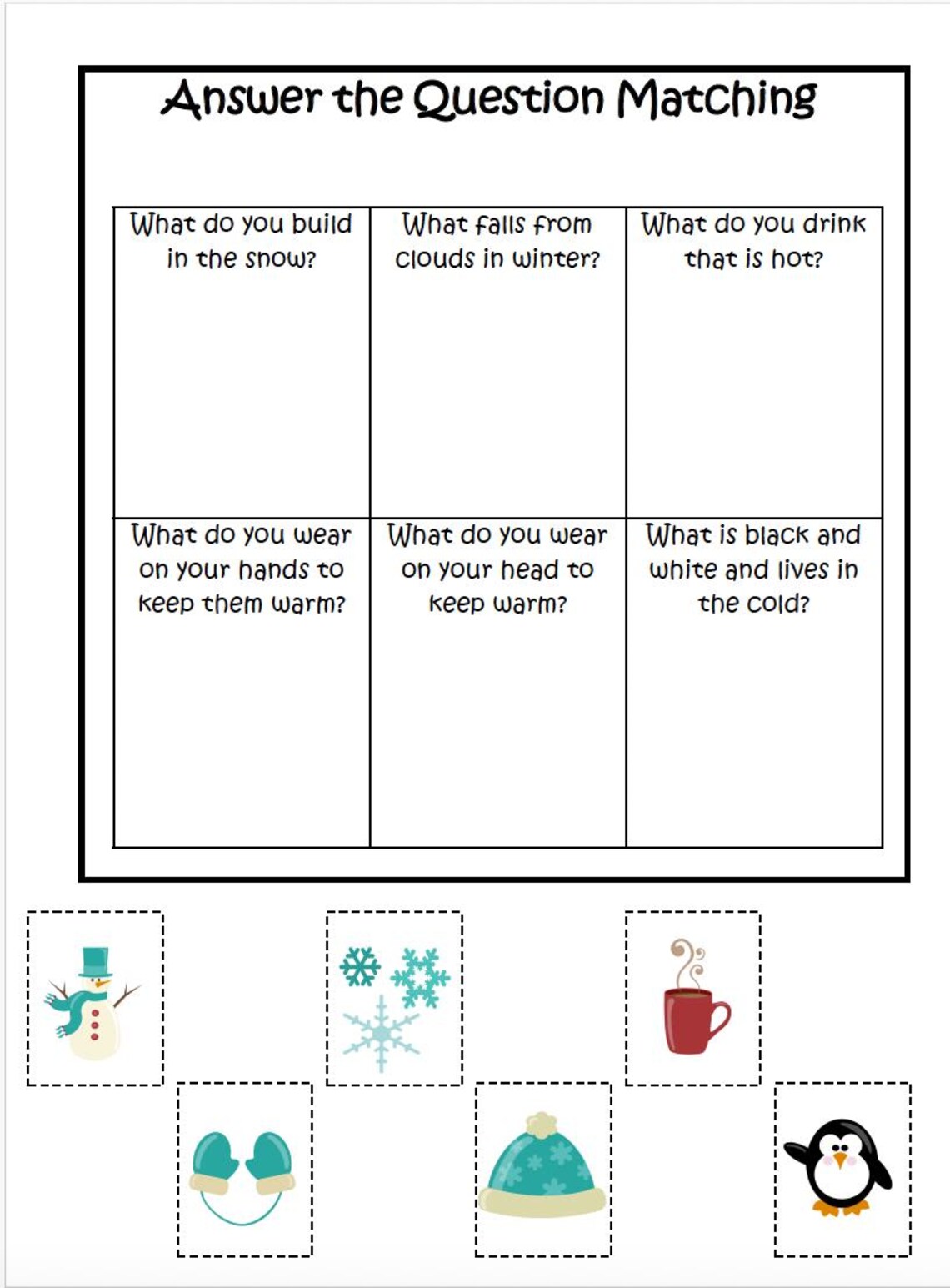 Winter Wonderland-preschool -kindergarten- Homeschool - Teacher ...