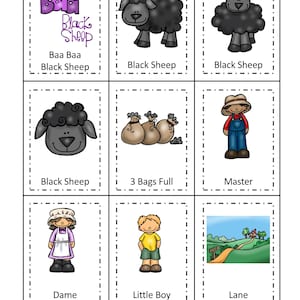 Baa Baa Black Sheep -preschool -kindergarten- Homeschool - Teacher ...