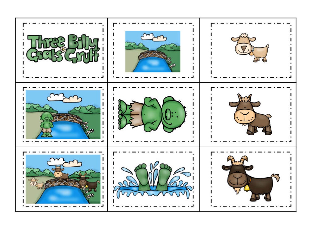 The Three Billy Goats Gruff -preschool -kindergarten- Homeschool ...