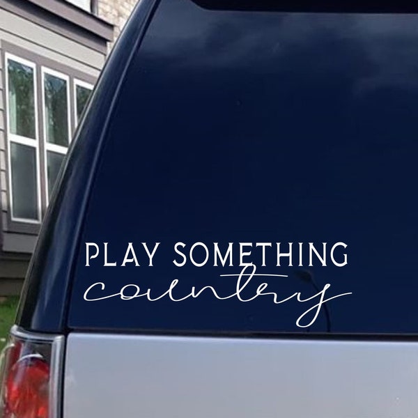Country Music Decal - Etsy
