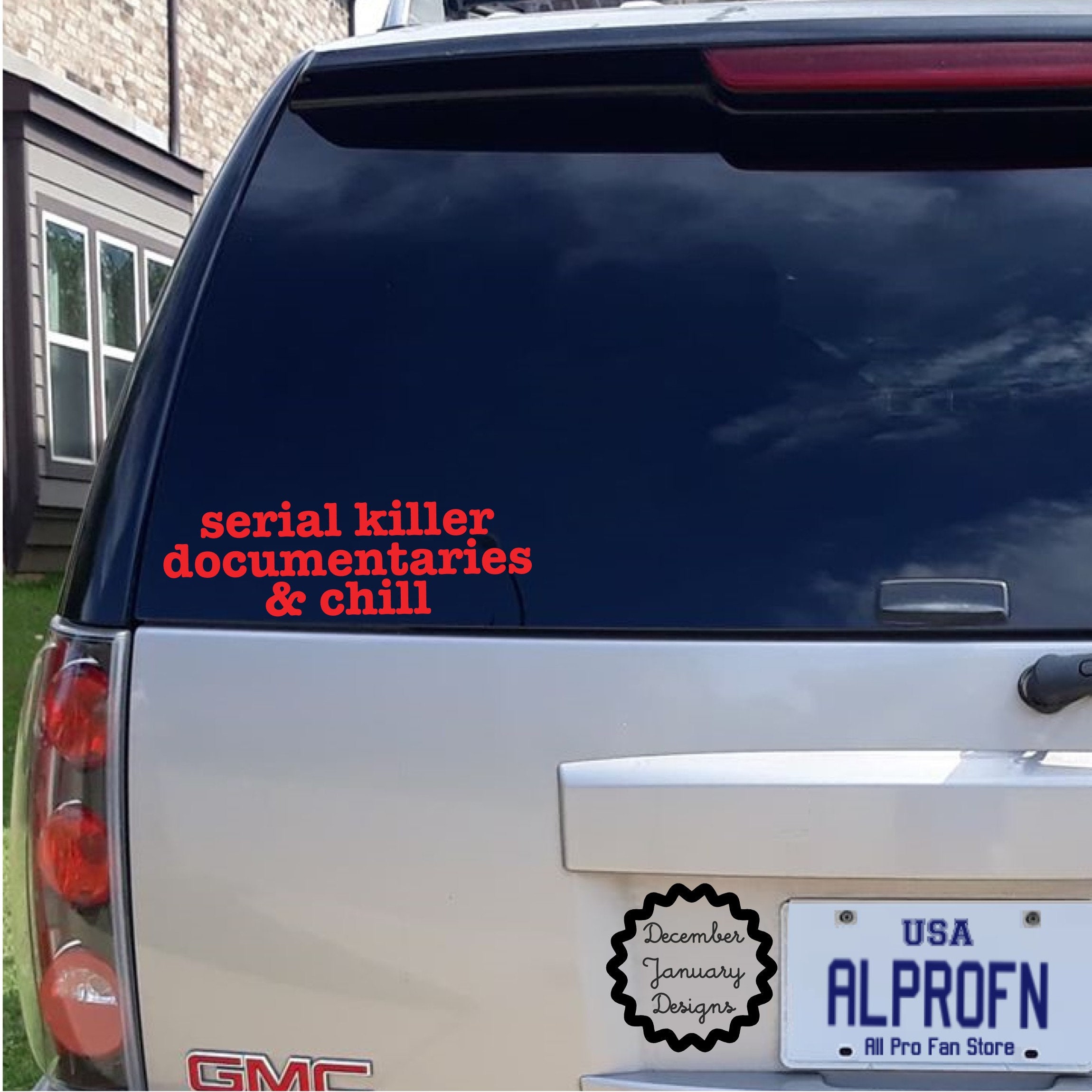 Serial Killers Decal Serial Killer Documentaries and Chill - Etsy