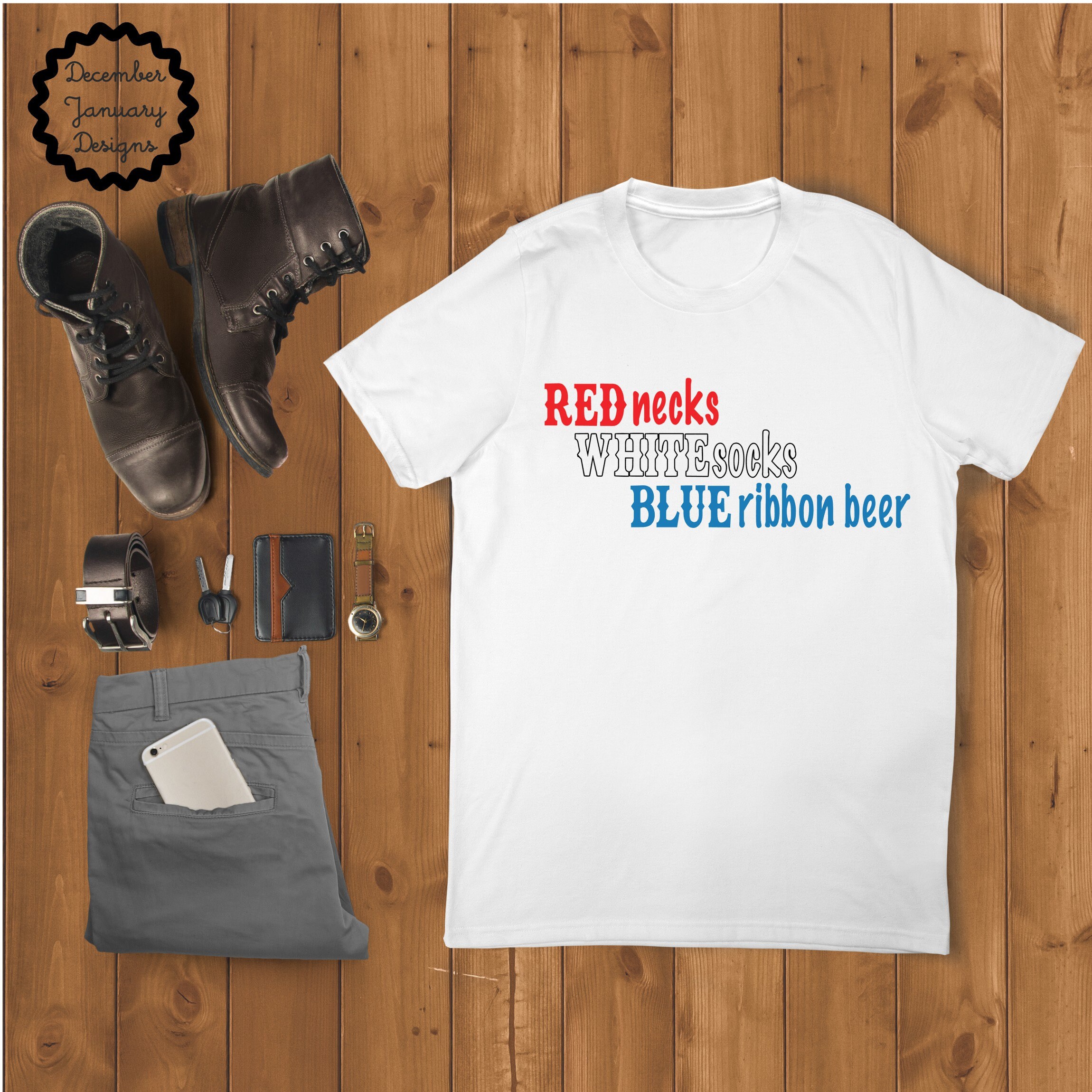 Rednecks White Socks Blue Ribbon Beer Shirt Country Music - Etsy
