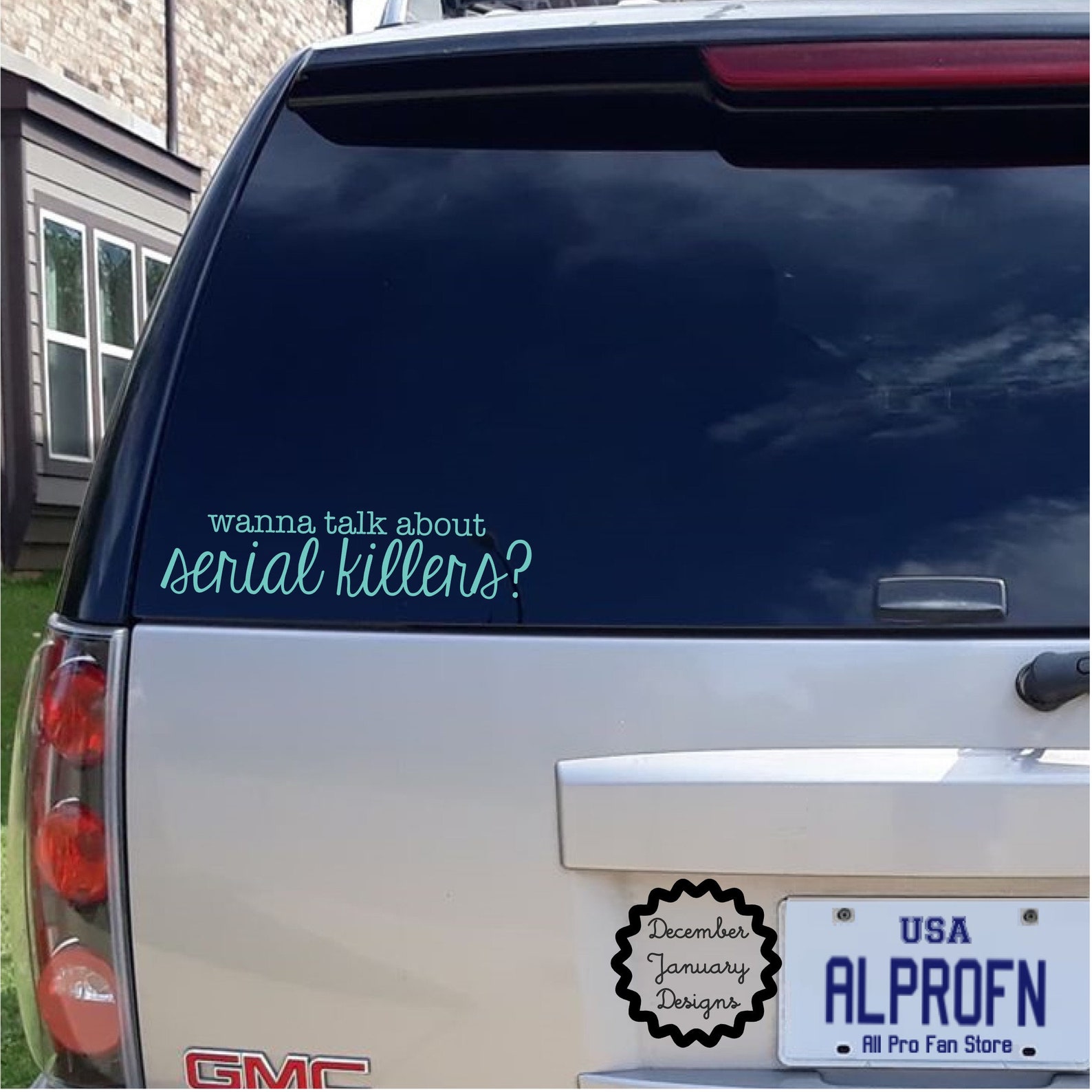 Serial Killers Decal, True Crime Sticker, Wanna Talk About Serial ...