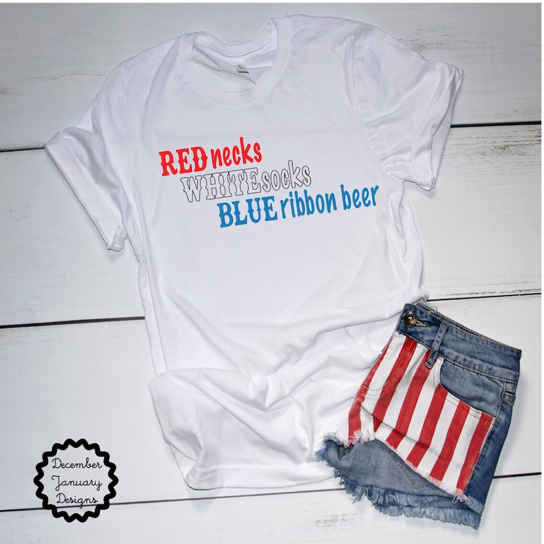 Rednecks White Socks Blue Ribbon Beer Shirt Country Music - Etsy
