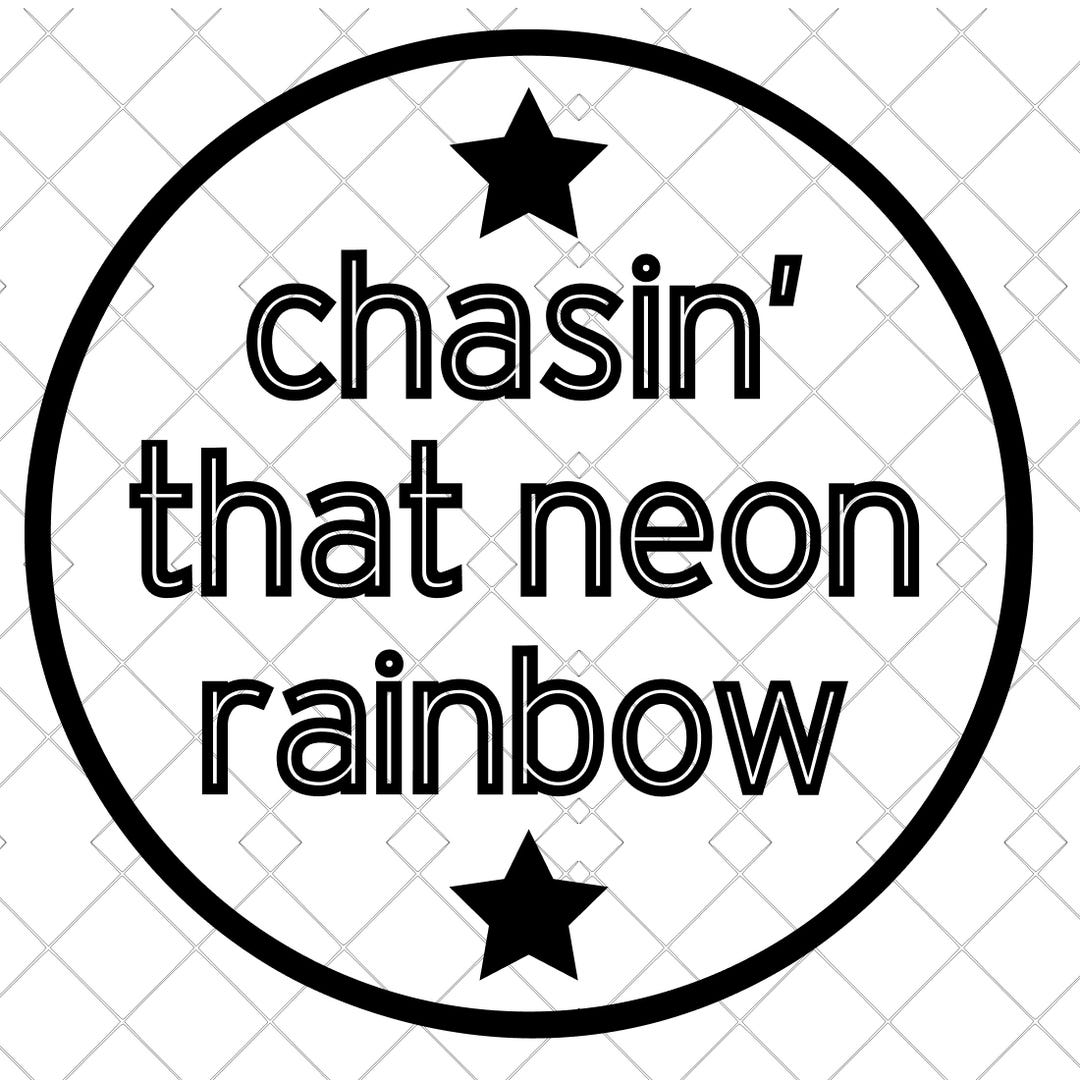 Chasin' That Neon Rainbow Alan Jackson Classic Country SVG Cut File ...