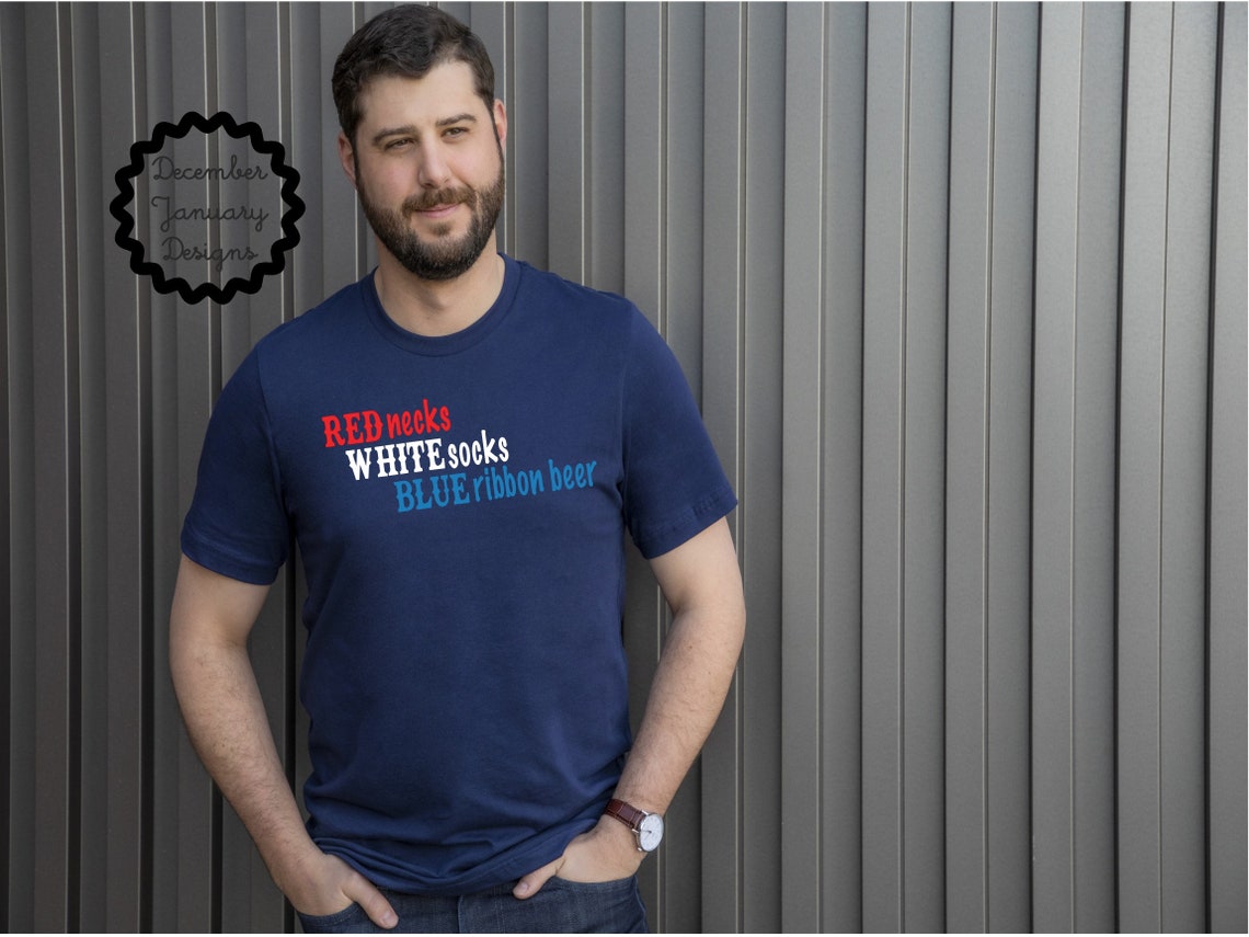 Rednecks White Socks Blue Ribbon Beer Shirt Country Music - Etsy