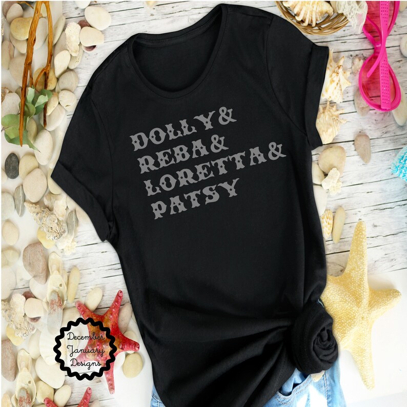 Dolly Reba Loretta Patsy Shirt Country Music Tee Country - Etsy