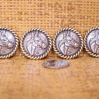 1-3/8" Wide Mouth Bass Screw-back Concho ANP - Etsy