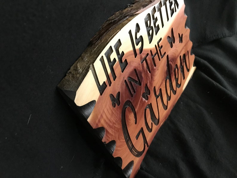 Live Edge Cedar, Wood Sign, Cabin, Custom, Rustic, Farm, Personalized ...