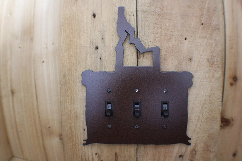 Switchplate Squirrel Triple Switch Rustic Finish With 3-D | Etsy