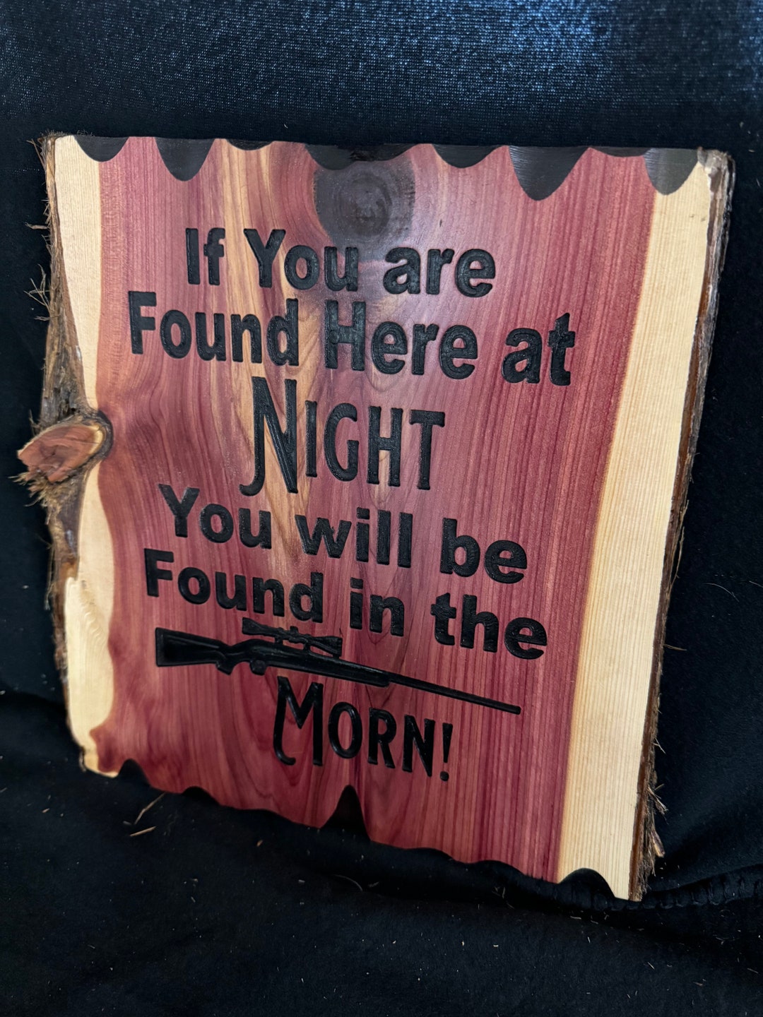 Live Edge Cedar, Wood Sign, Cabin, Custom, Rustic, Farm, Personalized ...
