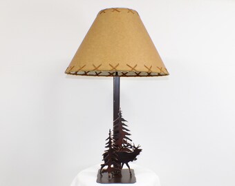 Elk Lamp - Etsy
