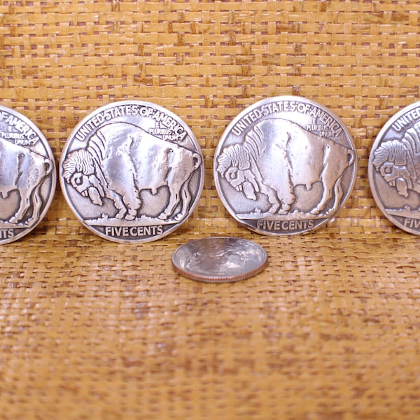 Nickel Conchos - Etsy