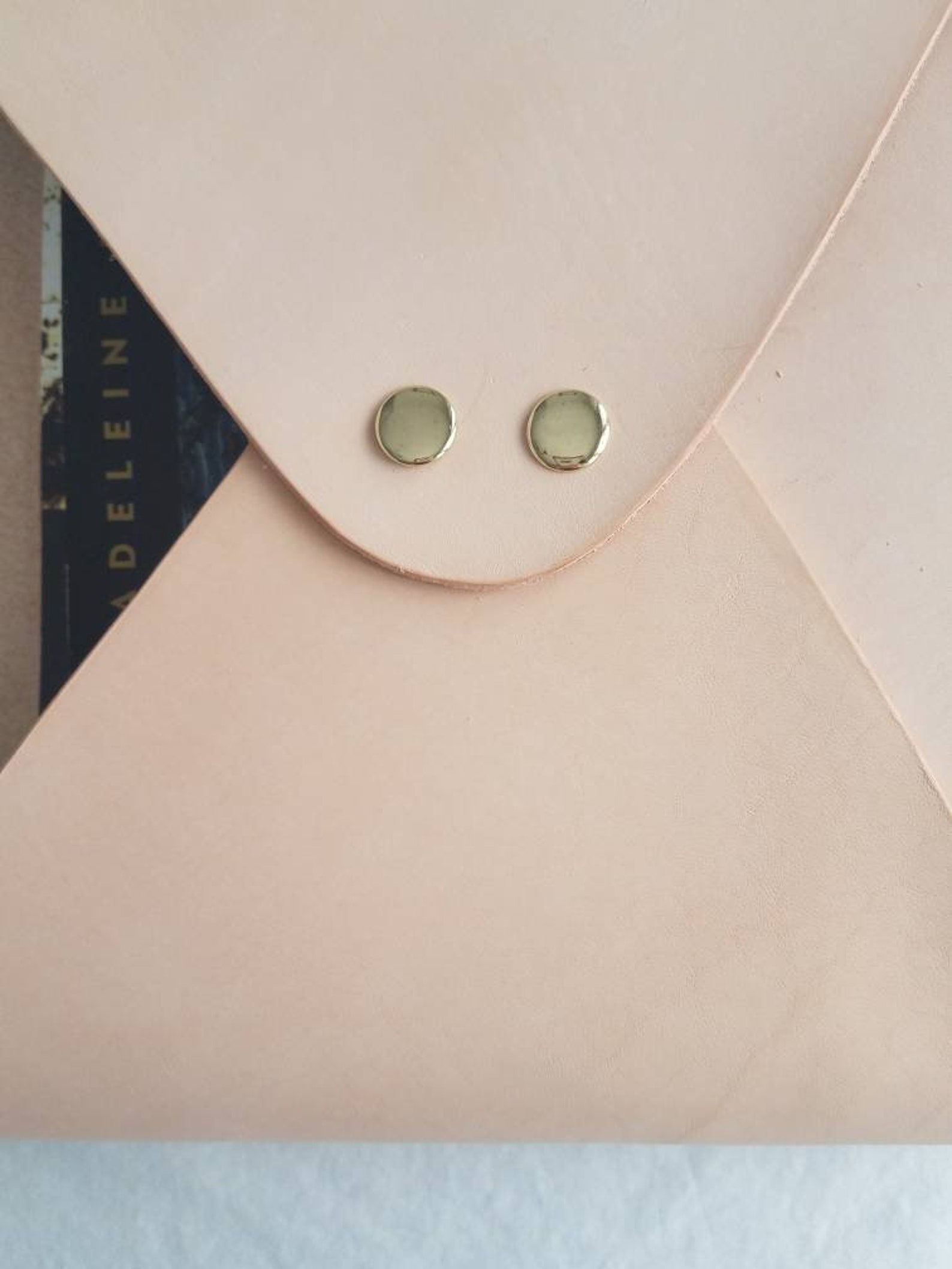 Extra Large Leather Wall Hanging Envelope, Leather Envelope, Mail ...