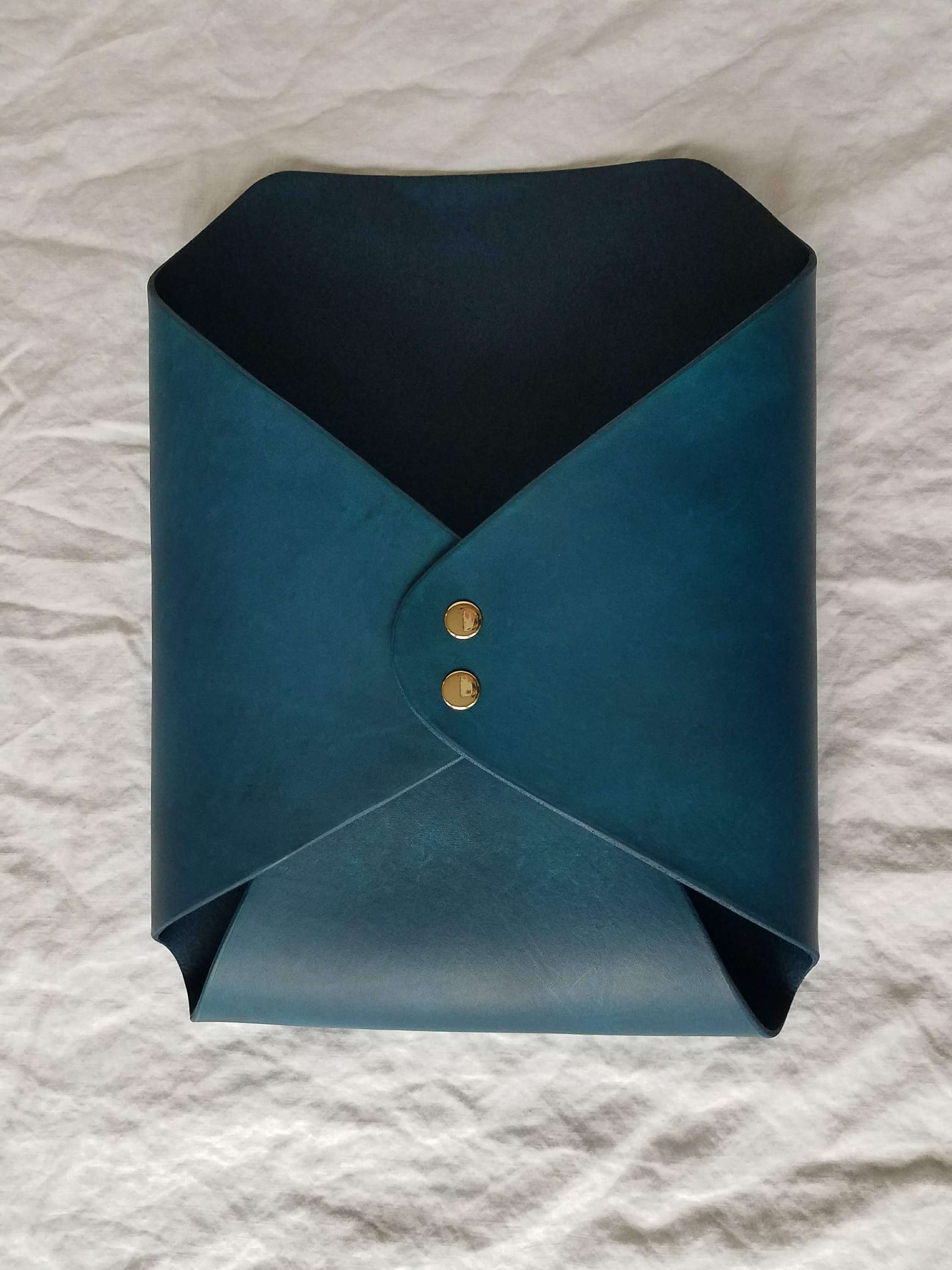 Extra Large Leather Wall Hanging Envelope, Leather Envelope, Mail ...