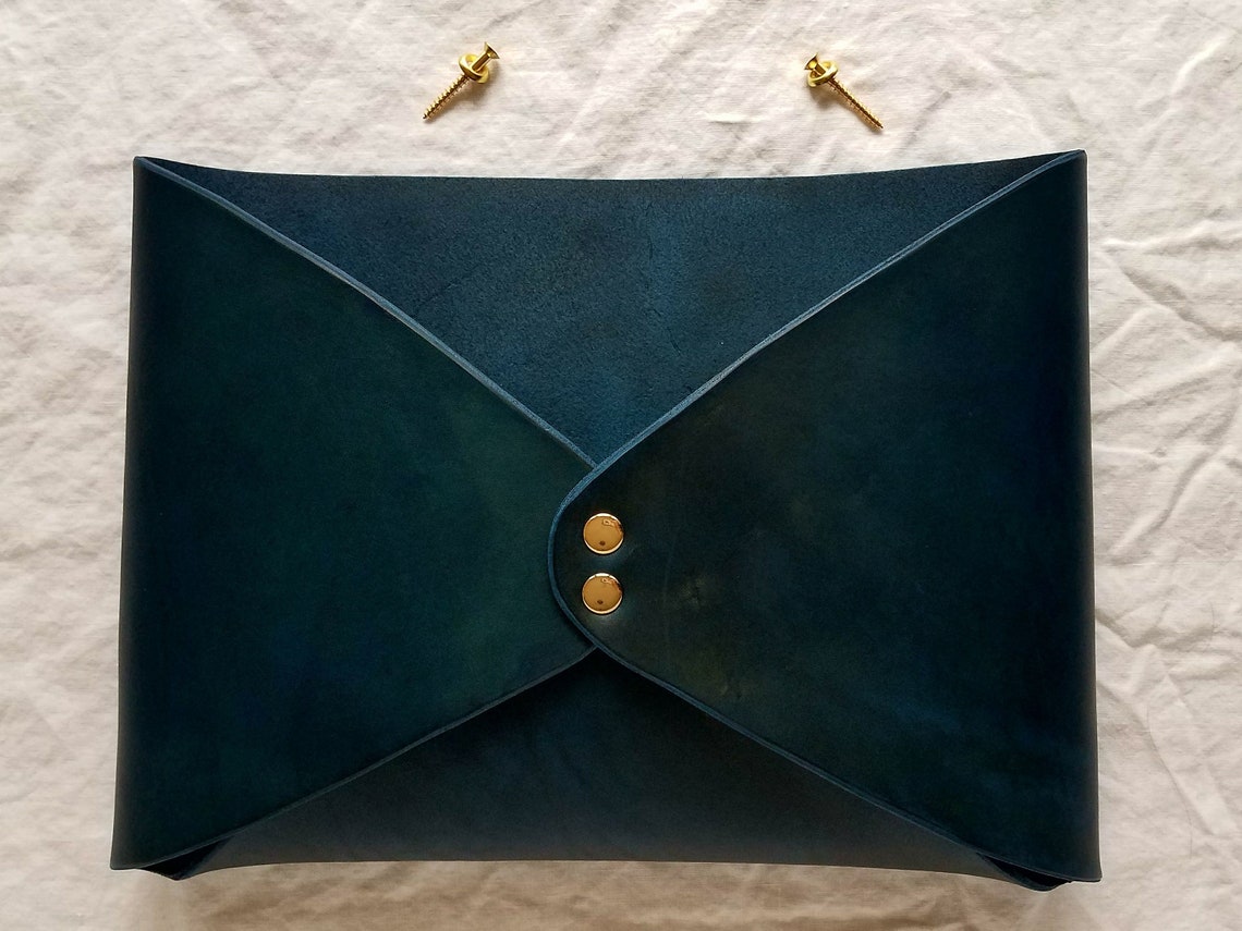 Extra Large Horizontal Leather Wall Hanging Envelope Leather - Etsy