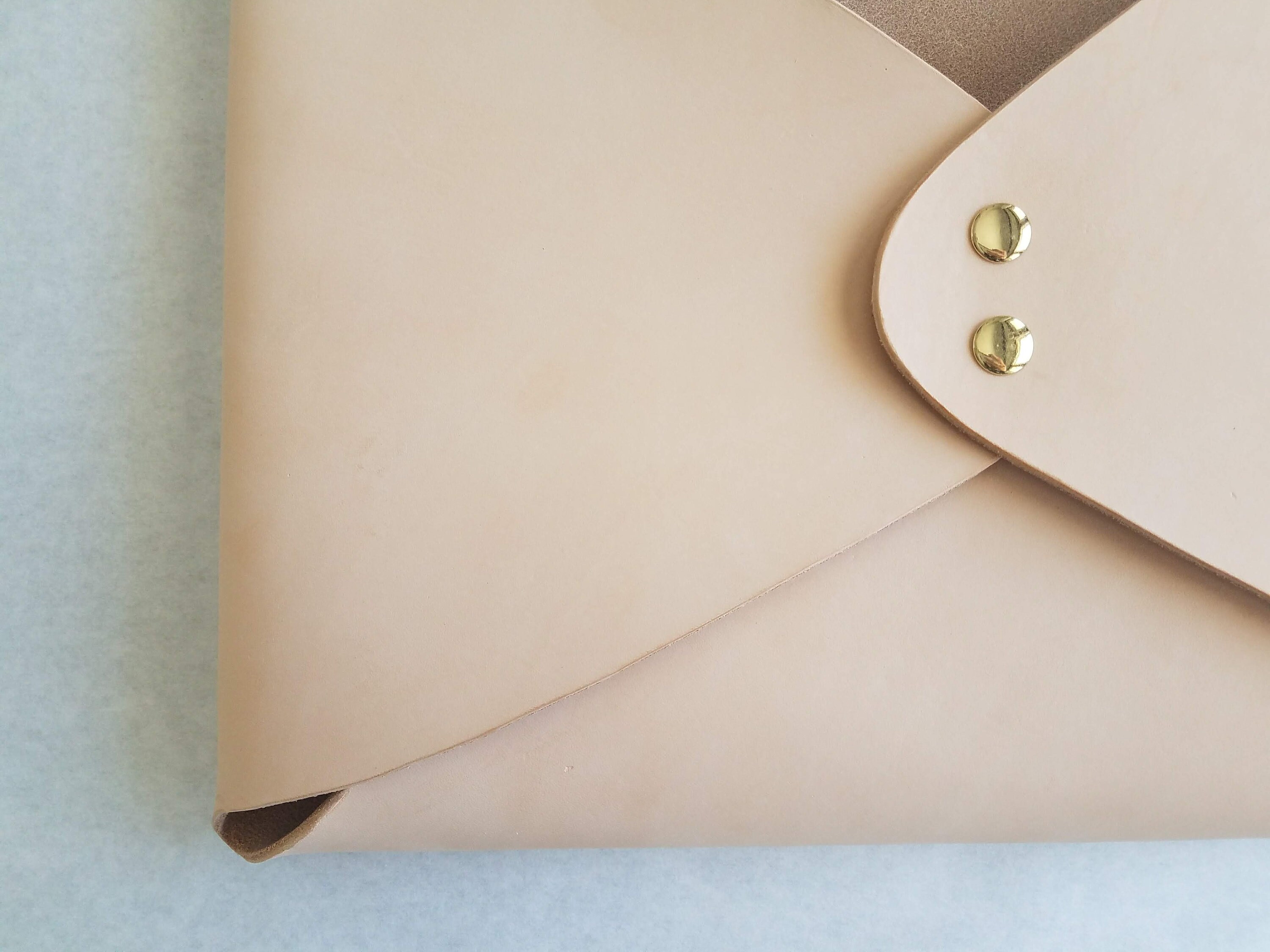 Extra Large Horizontal Leather Wall Hanging Envelope, Leather Envelope ...