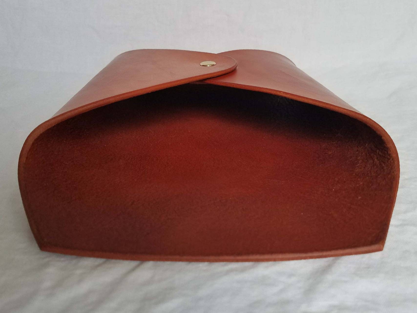 Large Leather Wall Hanging Envelope, Leather Envelope, Mail Organizer ...