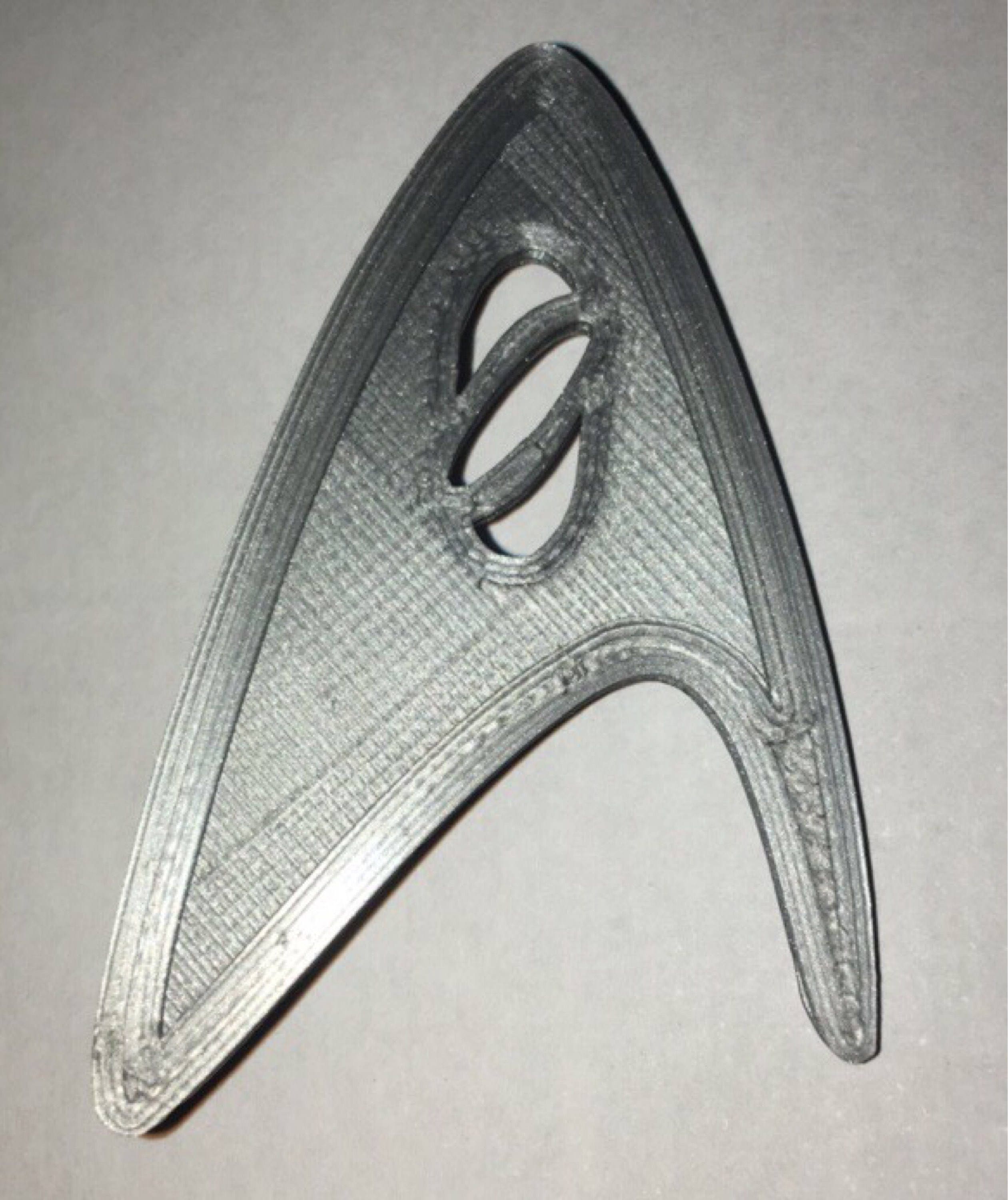 Star Trek Science Pin Badge insignia Reboot series 3D | Etsy