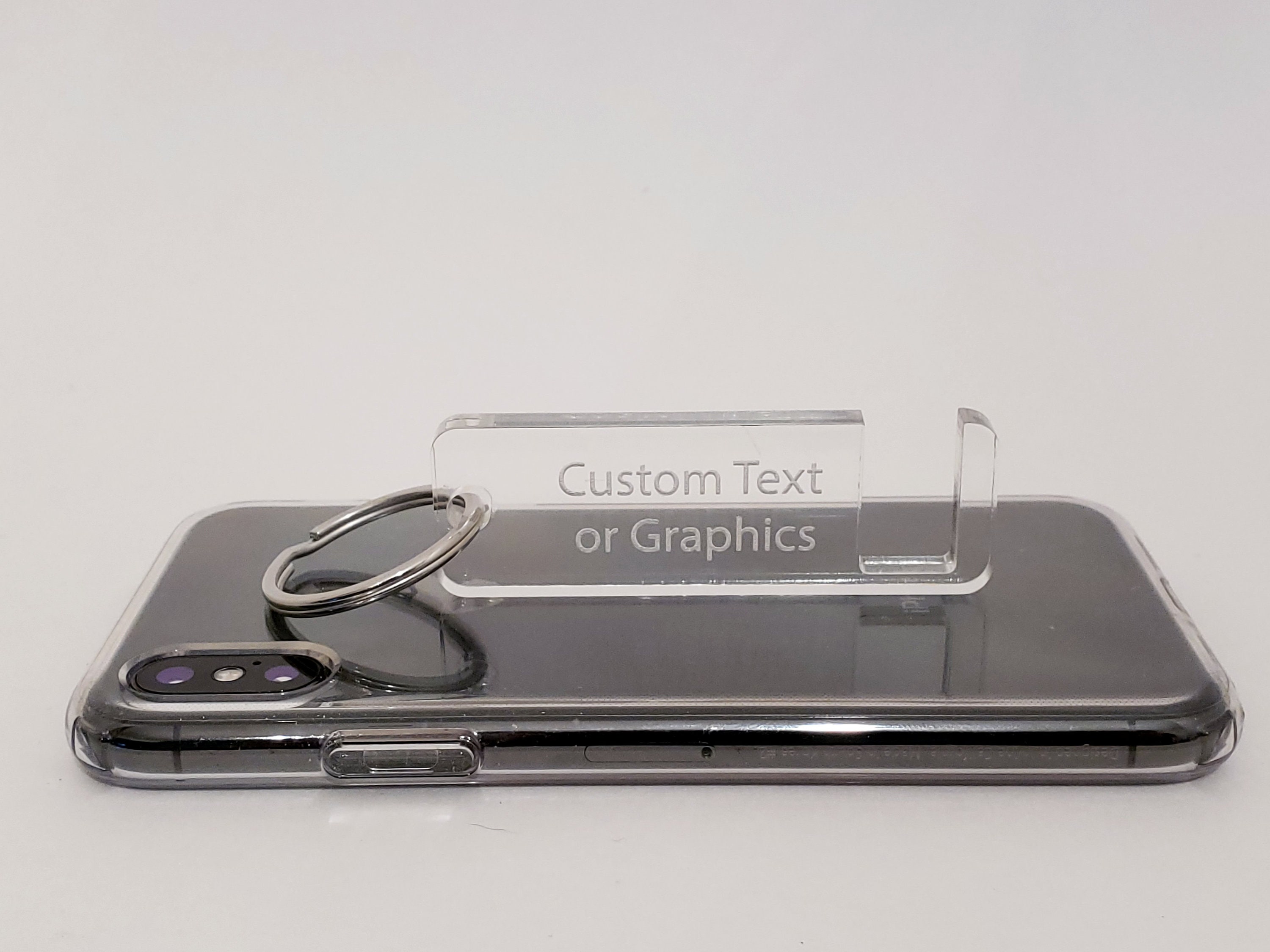 Personalized acrylic key chain/phone stand | Etsy