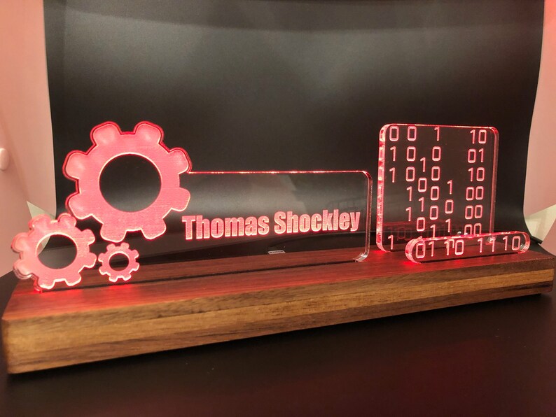 Personalized Teacher - Principal - Professor - Educator LED Light Desk ...