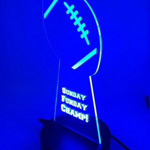Personalized Trophy or Award - Edge Lit RGB LED With Remote - Acrylic ...