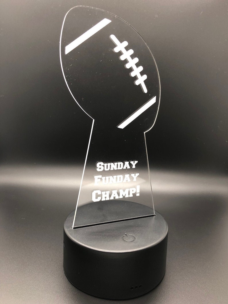 Personalized Trophy or Award Edge Lit RGB LED With Remote - Etsy