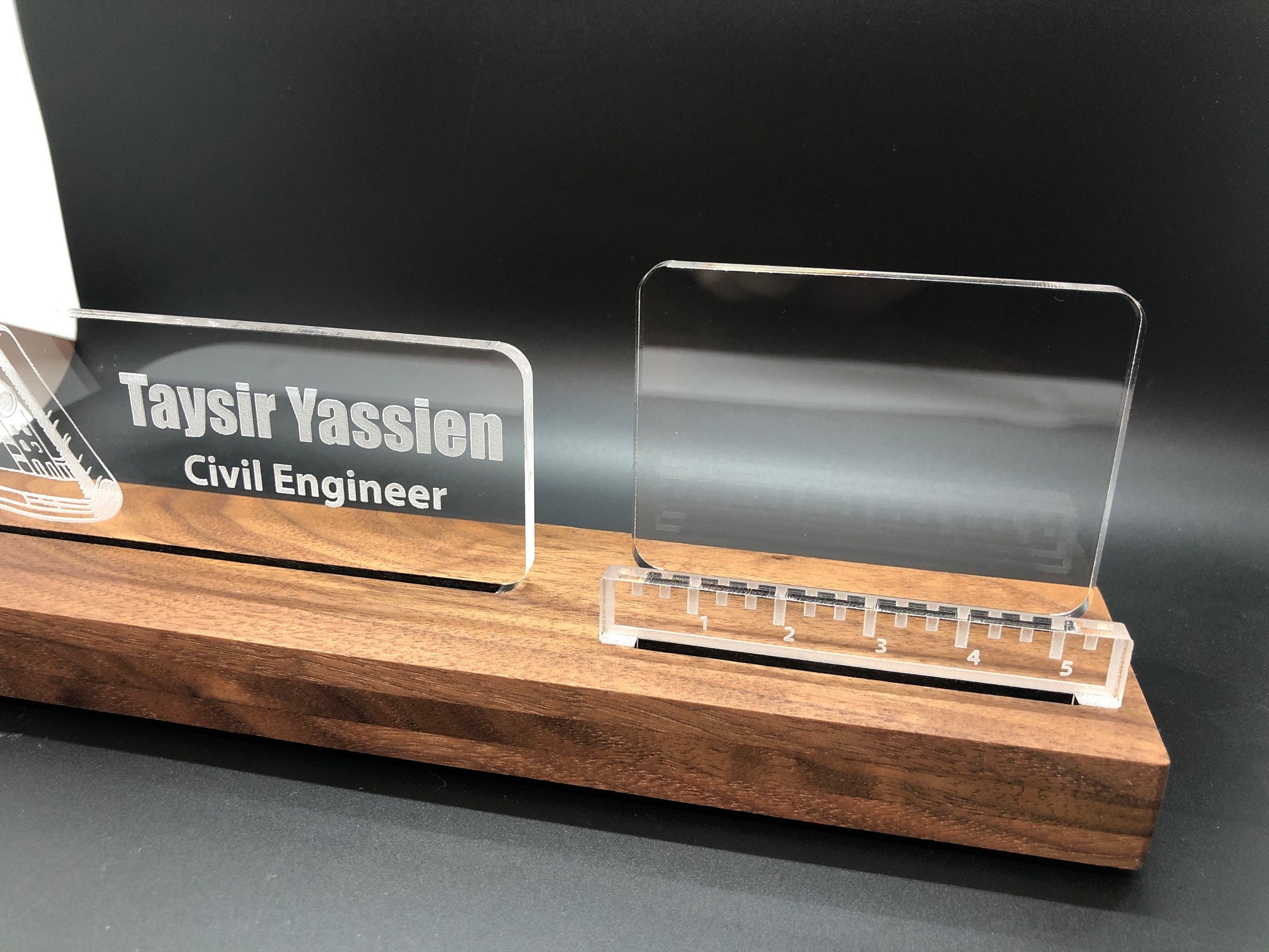 Personalized Civil Engineer LED Light Desk Name Plate and | Etsy