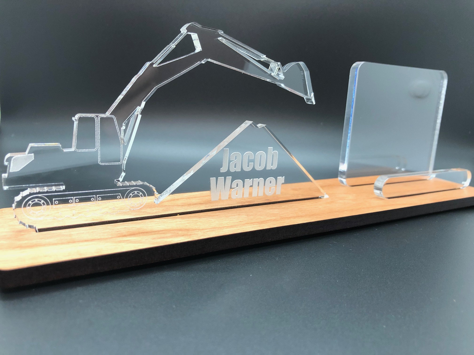 Personalized Excavator - Heavy Equipment - Construction - Machine ...