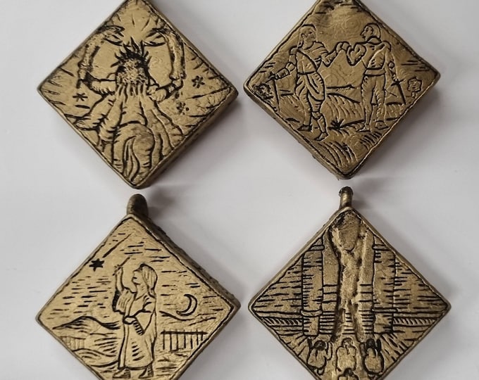 Starscourge Heirloom Talisman Resin Casted. Elden Ring. - Etsy