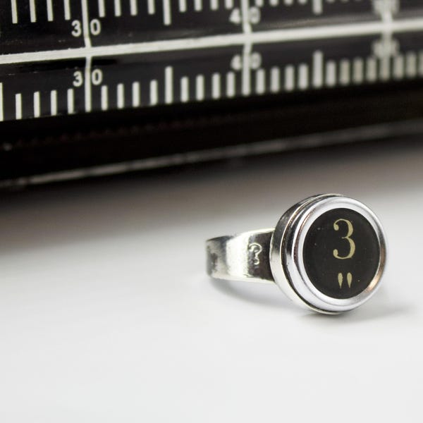 Typewriter Key Ring - Etsy