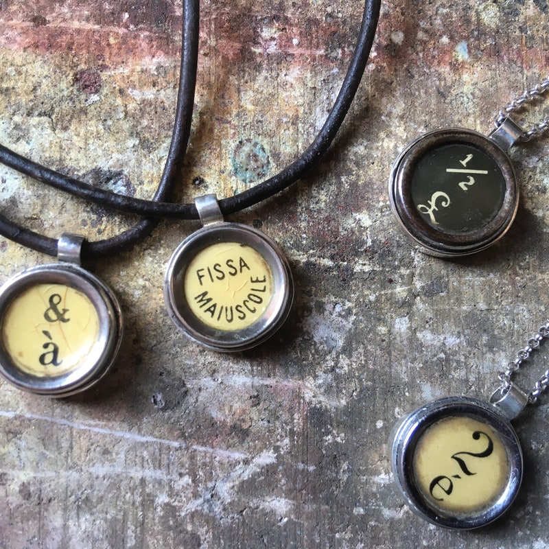 Typewriter Jewelry - Etsy