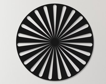 Circular Metal Wall Decor - Etsy