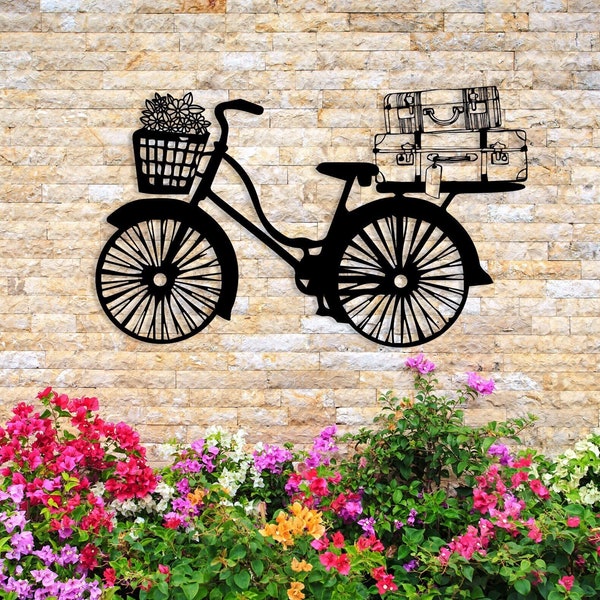 Metal Bicycle Wall Art - Etsy